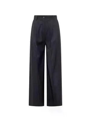 LE SULLY STUDIO Pinstripe Straight Trousers