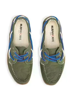 MURPHY&NYE Deck Boat Shoes - Green