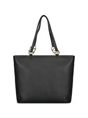 Moschino Logo-plaque Tote Bag - Black