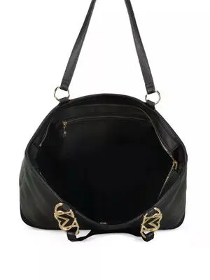 Moschino Logo-plaque Tote Bag - Black