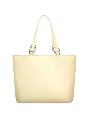 Moschino Logo-plaque Tote Bag - Neutrals