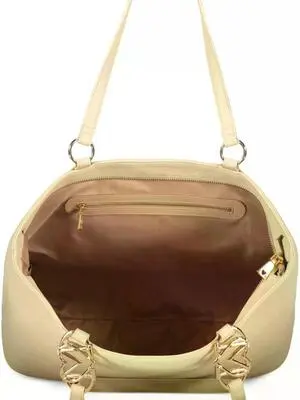 Moschino Logo-plaque Tote Bag - Neutrals