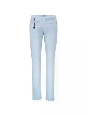 Marco Pescarolo Button Trousers - Blue