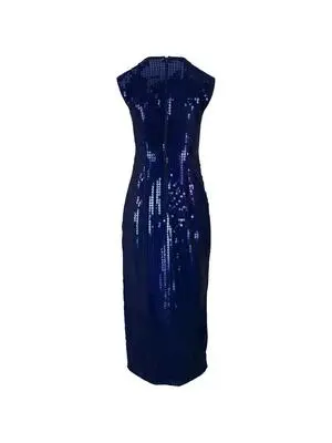 Akris Sequin-embellished Sleeveless Dress