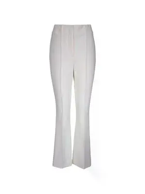White Flared Trousers