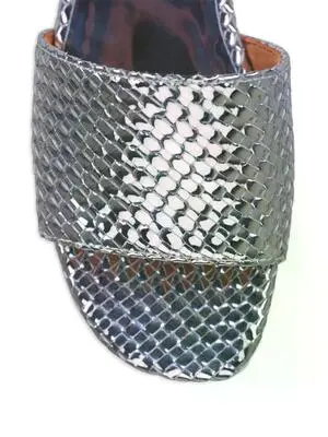 NAGHEDI Double-weave Slide Sandals