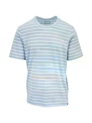 Faherty Brand Striped Knit T-shirt - Blue