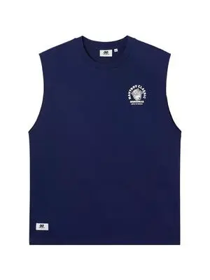 CHOCOOLATE Graphic Sleeveless T-shirt - Blue