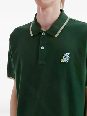 CHOCOOLATE Logo-patch Polo Shirt - Green