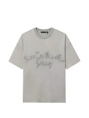 FIVE CM Embroidered T-shirt - Grey