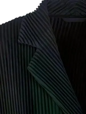 Issey Miyake Pleated Double-breasted Blazer