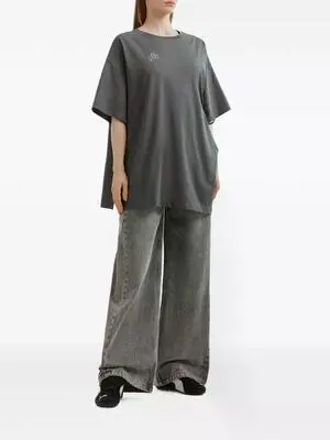 MUSIUM DIV. Graphic Tie T-shirt - Grey