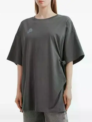 MUSIUM DIV. Graphic Tie T-shirt - Grey