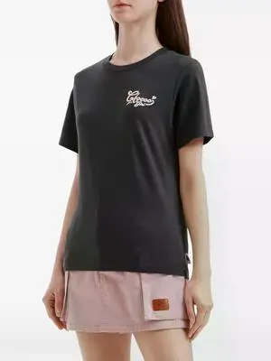 CHOCOOLATE Graphic Crewneck T-shirt - Grey