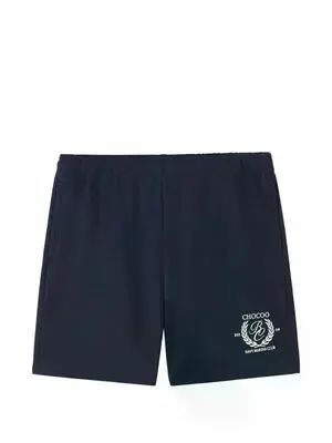 CHOCOOLATE Logo-print Track Shorts - Blue