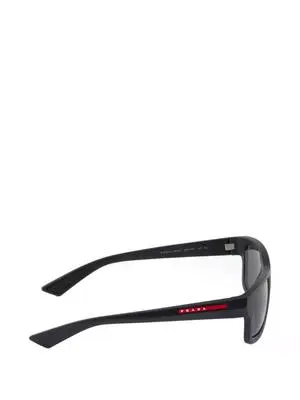 Prada Linea Rossa Rectangle Sunglasses - Black