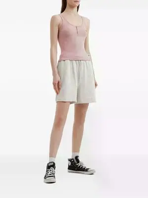 CHOCOOLATE Emblem Detail Shorts - Grey
