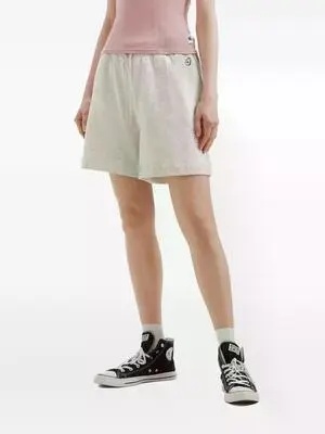CHOCOOLATE Emblem Detail Shorts - Grey
