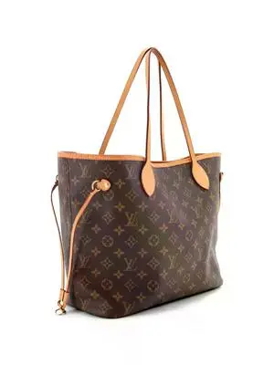 LOUIS VUITTON Neverfull Nm Monogram Canvas Mm Tote Bag - Brown
