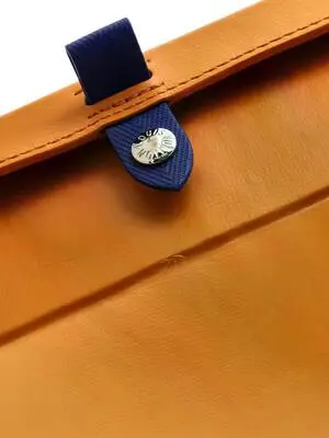 LOUIS VUITTON Shopper Clutch Leather Crossbody Bag - Blue