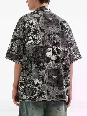 MUSIUM DIV. Short-sleeve Graphic-print Shirt