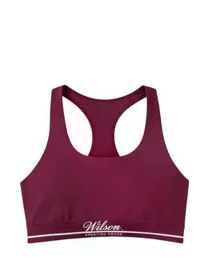 Wilson Doubles Racerback Logo-print Sport Bra