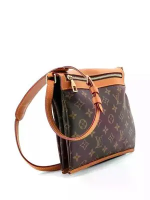 LOUIS VUITTON Saumur Messenger Bag Monogram Canvas Pm - Brown