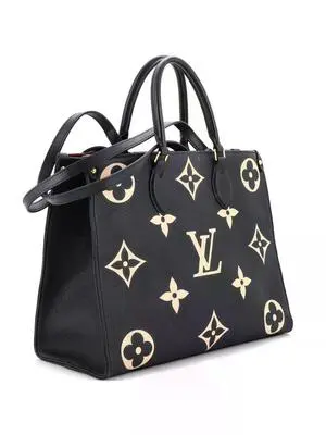 LOUIS VUITTON Onthego Mm Monogram Empreinte Tote - Black