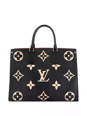 LOUIS VUITTON Onthego Mm Monogram Empreinte Tote - Black