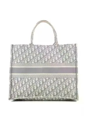 Dior Oblique Canvas Large Tote Bag