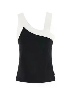 Goldbergh Sierra Asymmetrical Tank Top - Black
