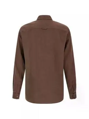 CELLAR DOOR Paul Cotton Shirt - Brown