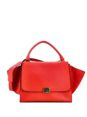 Celine Trapeze Leather Medium Satchel