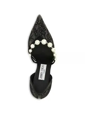 JIMMY CHOO Aurelie 65mm Lace Pumps - Black