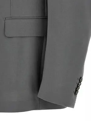 Tagliatore Double-breasted Peaked-lapel Suit - Grey
