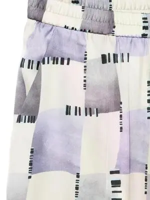 Emporio Armani Patterned Trousers - Neutrals