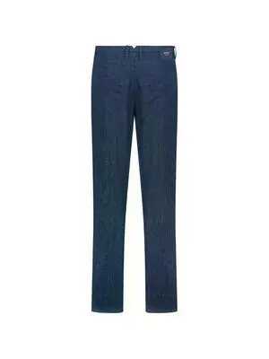 SLOWEAR Pleated Denim Trousers