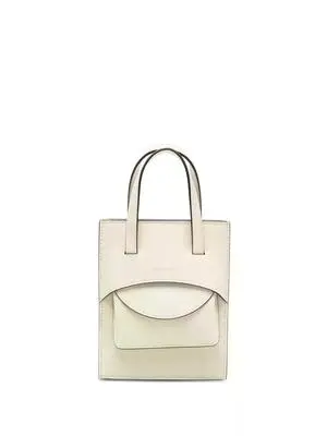 HIDESINS Mini Flap-fastening Tote Bag - Neutrals
