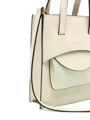 HIDESINS Mini Flap-fastening Tote Bag - Neutrals