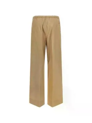 Moncler Poplin Trousers - Neutrals