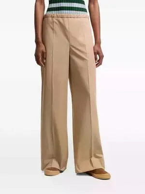 Moncler Poplin Trousers Neutrals