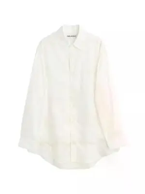Our Legacy Vast Embroidered Lace-trim Shirt