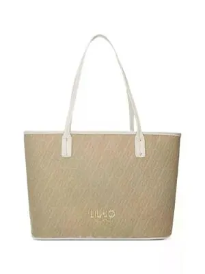 Liu Jo Logo Pattern Zip Bag