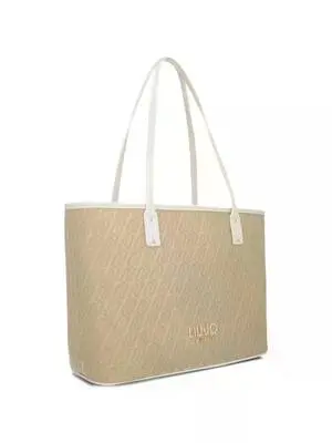 Liu Jo Logo Pattern Zip Bag