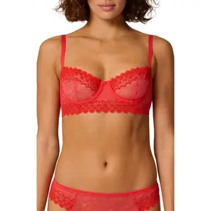 Simone Perele Radieuse Underwire Demi Bra - Flamingo