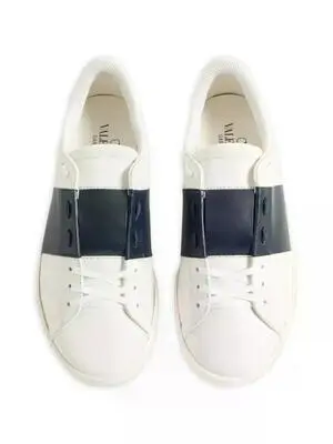 Valentino Garavani Open Royco Sneakers In Nappa Calfskin - White