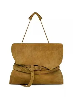 Moschino Leather Tote Bag - Neutrals
