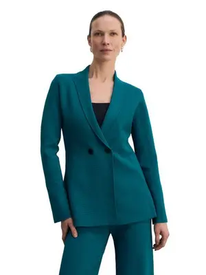 The Fold Somerton Sculpt Knit Blazer