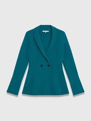 The Fold Somerton Sculpt Knit Blazer