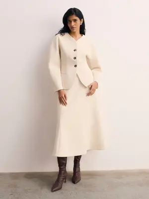 The Fold Ravello Long Sleeve Tailored Jacket